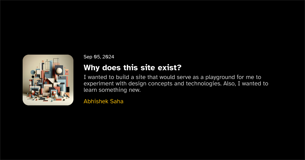 Why does this site exist? | Little Things